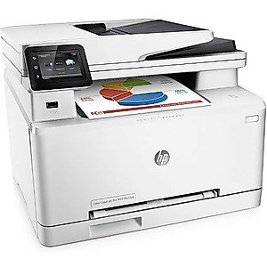 HP Laserjet Pro M277c6 Wireless All-in-One Color Printer (New Model for M277dw) (Renewed)