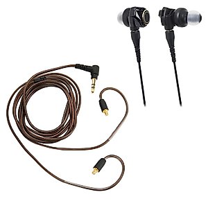 Yoidesu Earphone Upgraded Cable, 3.9ft Replacement Oxygen Free Copper Earbuds Cable 3.5mm Headphone Wire with A2DC Interface for ATH CKS1100 E40 E50 E70 LS200 LS300 LS400 CKR90 CKR100 LS50