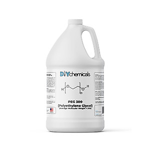 DIYChemicals Polyethylene Glycol PEG 300 for Industrial Manufacturing, Fog Machines,Antifreeze, Solvent, Humectant – Non-Toxic, Odorless, 1 Pint (16 fl oz)