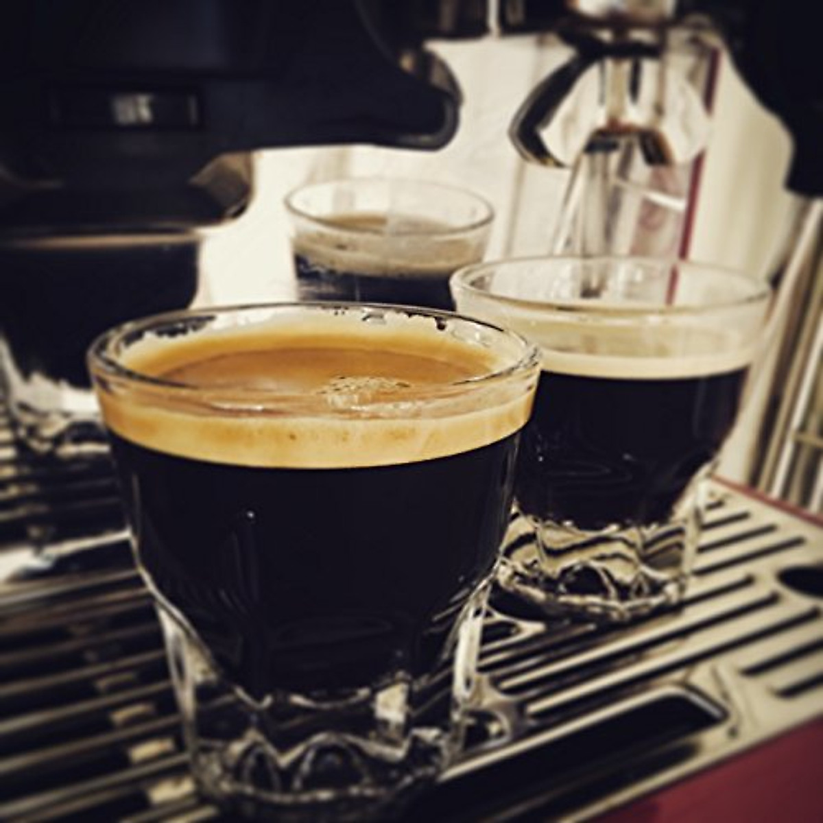 Set of Two Libbey Duratuff Cortado Glasses | Gibraltar Rocks Glass 4.5 OZ ~Paper Coasters Included~