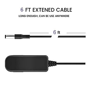 Power Cord for Bissell Pet Stain Eraser Cordless Handheld Portable Cleaner Vacuum 1611736 Bissell Charger 1611736 161-1736 Pet Stain Eraser 2054 2002 20037 20028 2002Q 2003 2003A 2164A Power Supply