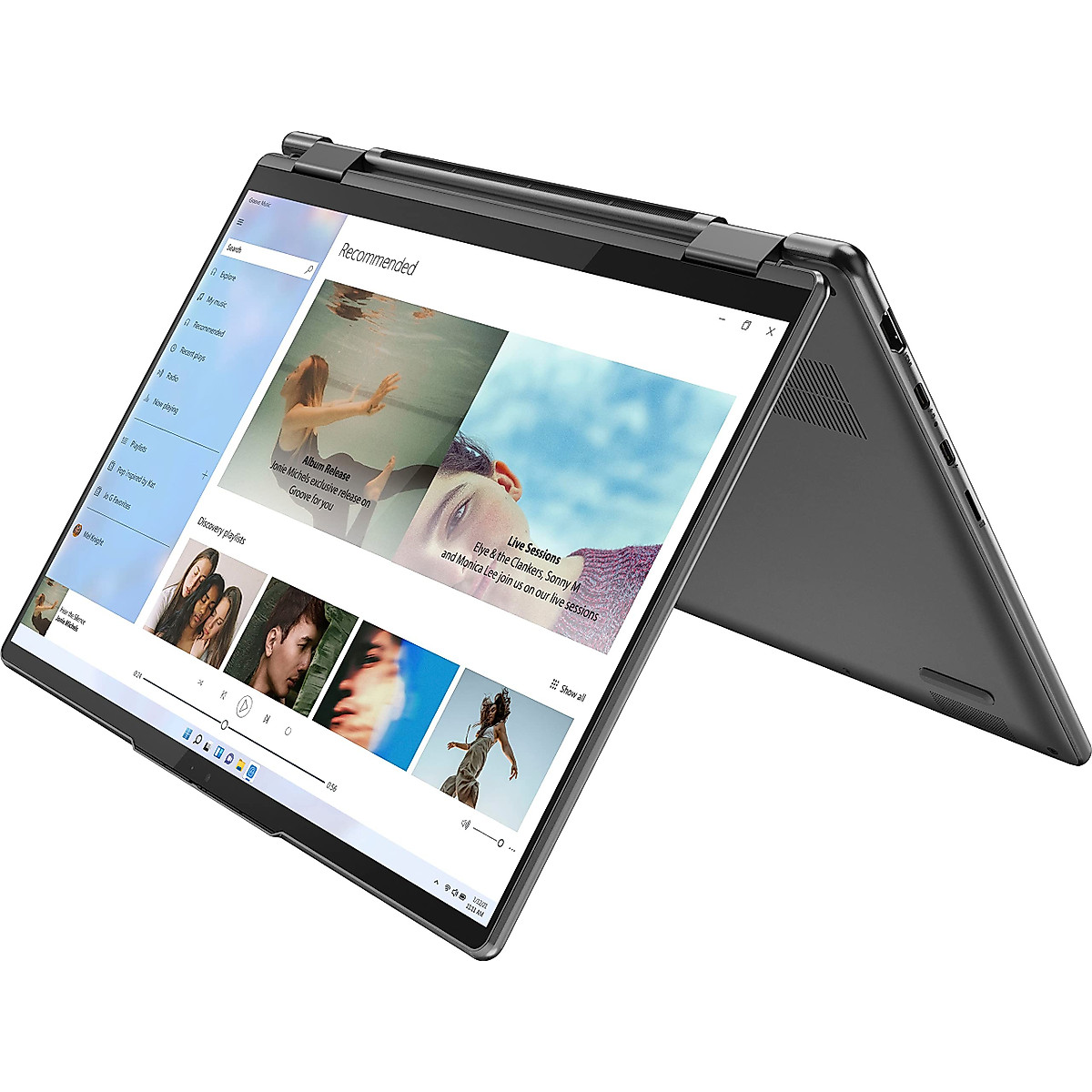 Lenovo Yoga 7i 2-in-1 Laptop, 14" 2.2K Touchscreen, Intel 12th Evo Platform 10-Core i5-1235U, 8GB LPDDR5 RAM, 256GB SSD, Intel Iris Xe Graphics, Thunderbolt, Backlit KB, FP, Win11 H, W/Stylus Pen