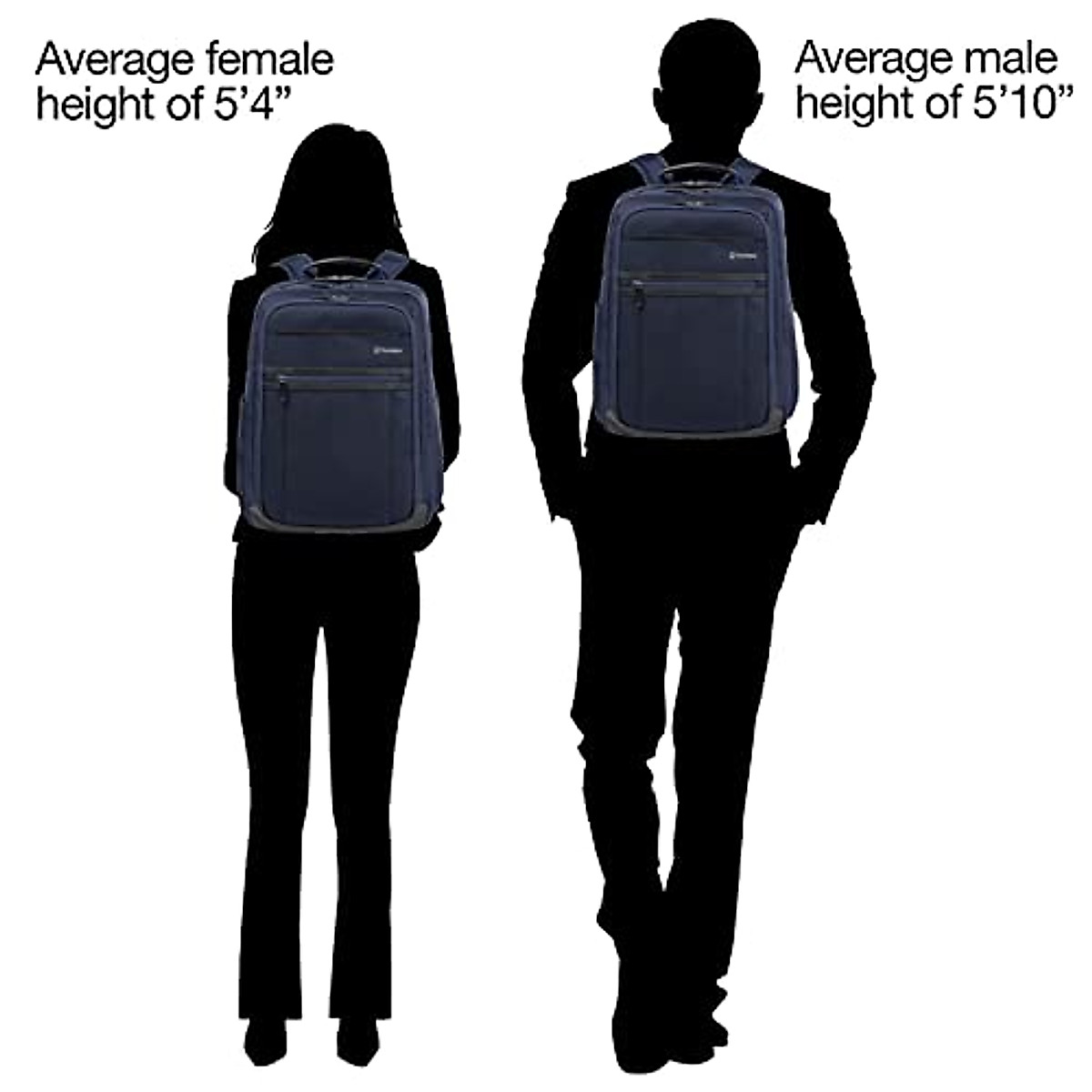 Travelpro Crew Executive Choice 3 Large Backpack Fits Up to 15.6 Laptops and Tablets, USB a and C Ports, Men and Women, Jet Black