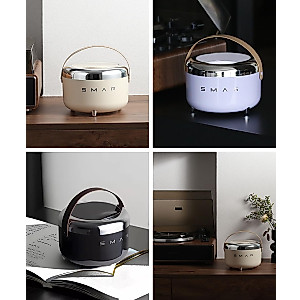 Aiabaleaft Mini Trash Can with Lid, Small Trash Can for Desk, 1.5 Liters Countertop Mini Garbage Cans, PET Desk Wastebaskets, 3 Roll Bags Included (Milky White)