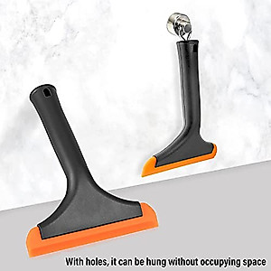 4PCS Small Silicone Squeegee, Squeegee for Car Windows Shower Glass Door Mirrors Car Windshield, Auto Water Blade Squeegee Window Tint Squeegee, Flexible Squeegee with No-Slip Handle