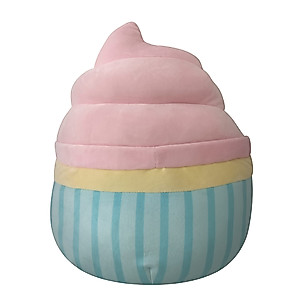 Squishmallows Original 14-Inch Diedre Vanilla Cupcake with Pink Frosting - Large Ultrasoft Official Jazwares Plush