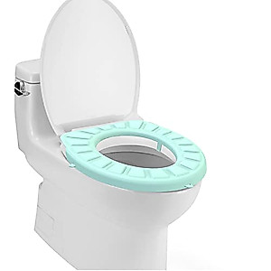 Huhudde Silicone Toilet Seat Cover Decorative Mat Cover Pad Cushion Decoration for Home Toilet Seat Protective Mat Supplies Seat Covers