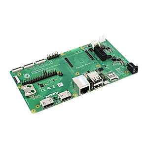 Waveshare Compute Module 4 IO Board Pack with RPi Zero V1.3 Camera Cable 15 CM (No WiFi) Compatible with Raspberry Pi Compute Module 4