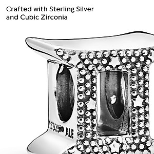 PANDORA Sparkling Gemini Zodiac, Clear CZ