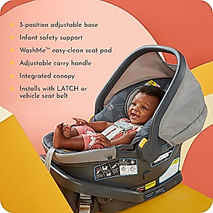 Century Carry On 35 Lightweight Infant Car Seat, Berry