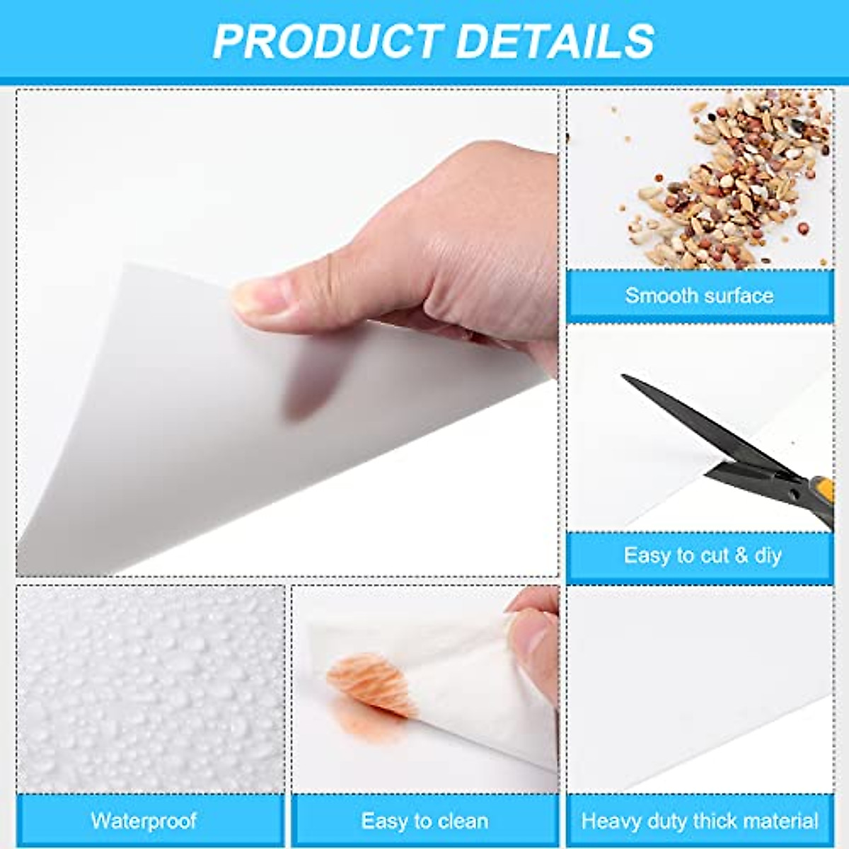 Heavy Duty Wire Shelf Liner Pantry Shelving Wire Shelf Cover for Wire Shelves, Hard Plastic Shelves Prevent Spills in Closet, Garage, Kitchen, Cabinets (Clear, 14Inch x 32.8Ft)