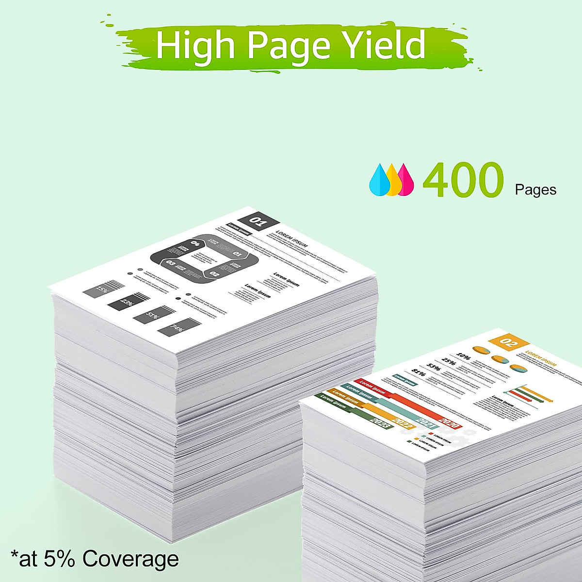 greencycle Re-Manufactured CL-241XL 241 XL Ink Cartridge Compatible for Canon PIXMA MG3620 MG3520 MG2220 MX392 MX432 MX452 MX472 MX512 MG3522 MX522 MX532 (Tri-Color, 1 Pack)