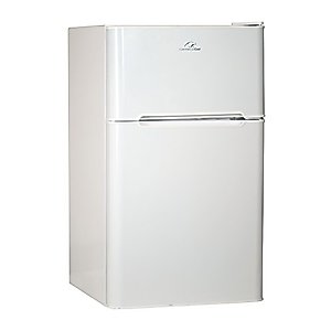 Commercial Cool CCRD32W Compact Double Door Refrigerator with True Freezer, 3.2 Cu. Ft. Mini Fridge, White