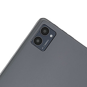 ICRPSTU Office Tablet, Tablet PC Octa Core CPU US Plug 100‑240V 10.1 Inch FHD Dual Camera for Travel (Grey)