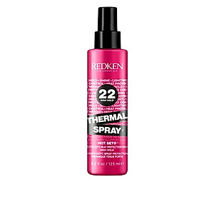 Redken Thermal Spray 22 High Hold | Thermal Heat Protectant and Setting Mist | For Curling and Flat Irons | Lasting Frizz Control | Protects Against Heat Damage | All Hair Types | 4.2 Oz