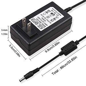AlloverPower 9V 3A 27W DC Power Supply Adapter Power Cord Charger for Schwinn Exercise Bike or Arduino UNO R3, for Crosley Cruiser CR8005A, for Elliptical Trainer【NOT for Pedal】