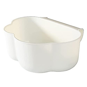 Cloud Shaped Hanging Kitchen Waste Bin,Cupboard Door Hanging Trash Can Kitchen Waste Basket for Food Scraps and Veg Peelings