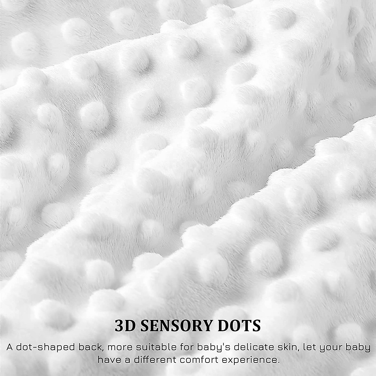 Baby Blanket Green Leaf, Soft Warm Baby Blanket for Girl and Boy, Toddler Baby Newborn Plush Dot Security Blanket for Nursery Stroller Infant Crib Blanket Unisex (40×30 in)