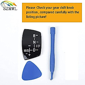 Gear Shift Knob Panel Sticker LHD Models at for BMW X1 X3 X5 X6 F01 F10 F30 F35 F18 GT 1 3 5 6 7(Long Type) (Long)