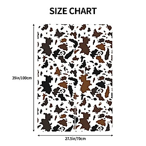 Brown Black Cow Skin Baby Car Seat Canopy Cover Multi Use Nursing Cover for Newborn Car Seat Canopy Mom Nursing Breastfeeding Covers Newborn Shower Gift