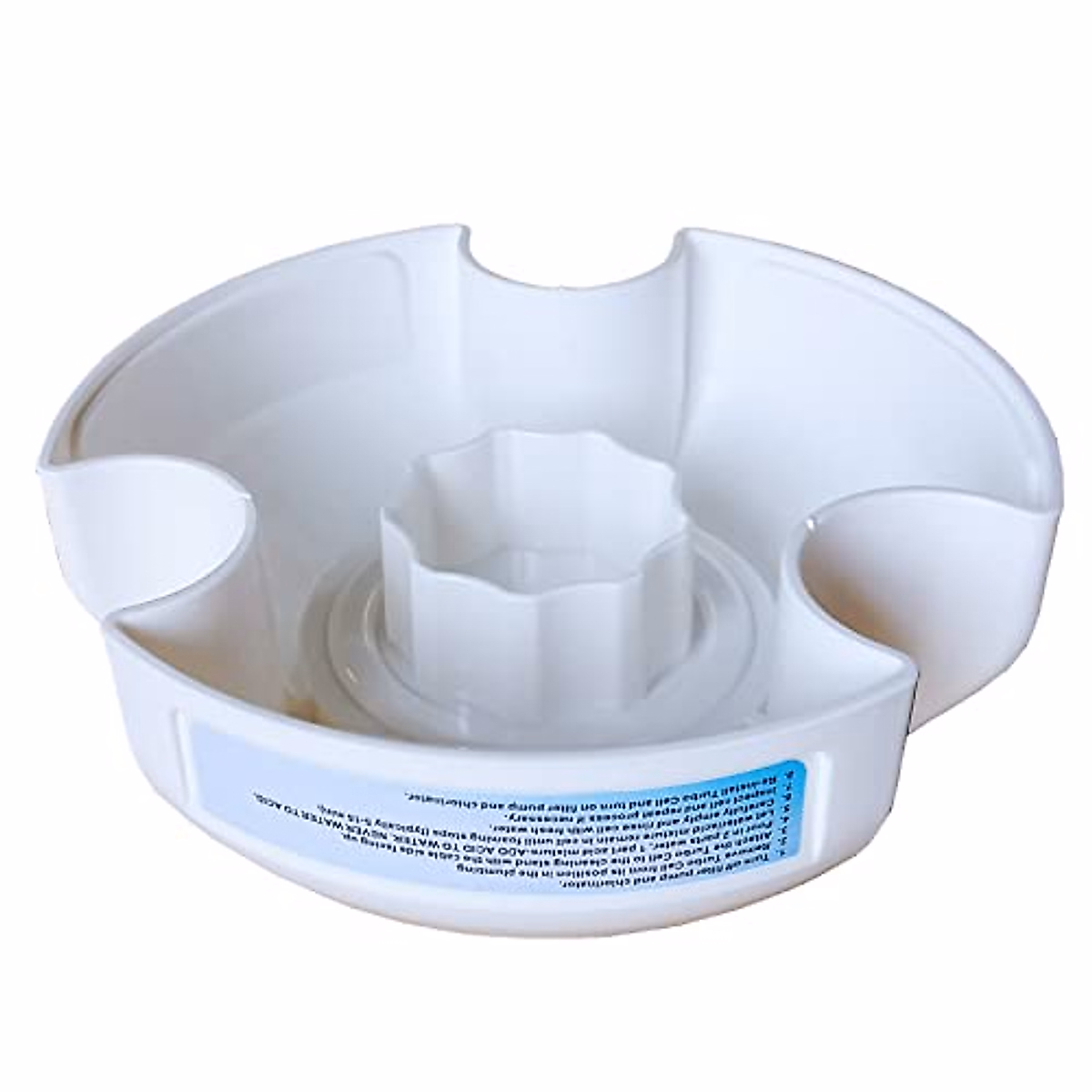 DEF Pool Cleaning Stand GLX-CELLSTAND Replacement for All Hayward and 520670 IntelliChlor Acid Washing Kit White Heavy Duty Plastic