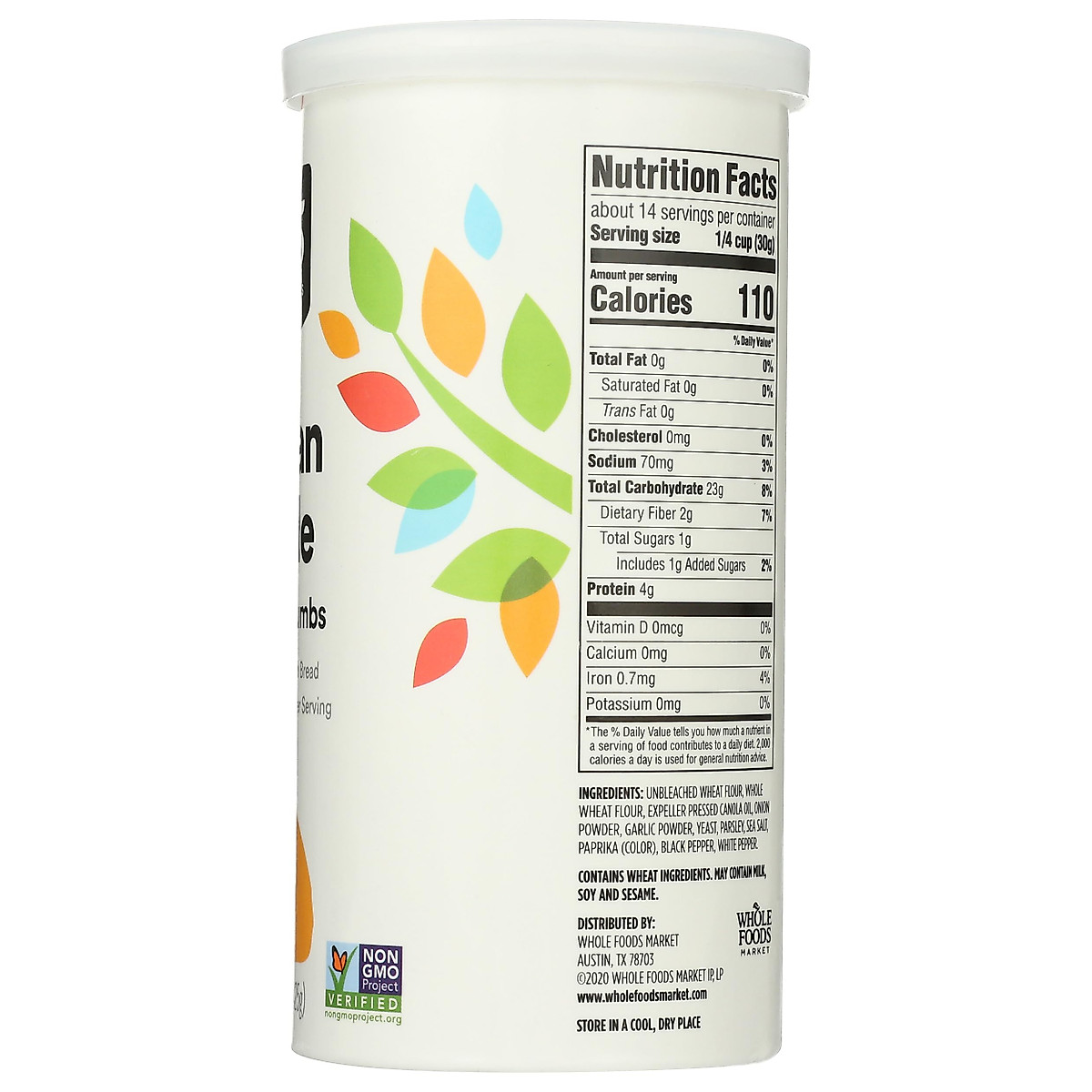 365 by Whole Foods Market, Italian Style Bread Crumbs, 15 Ounce