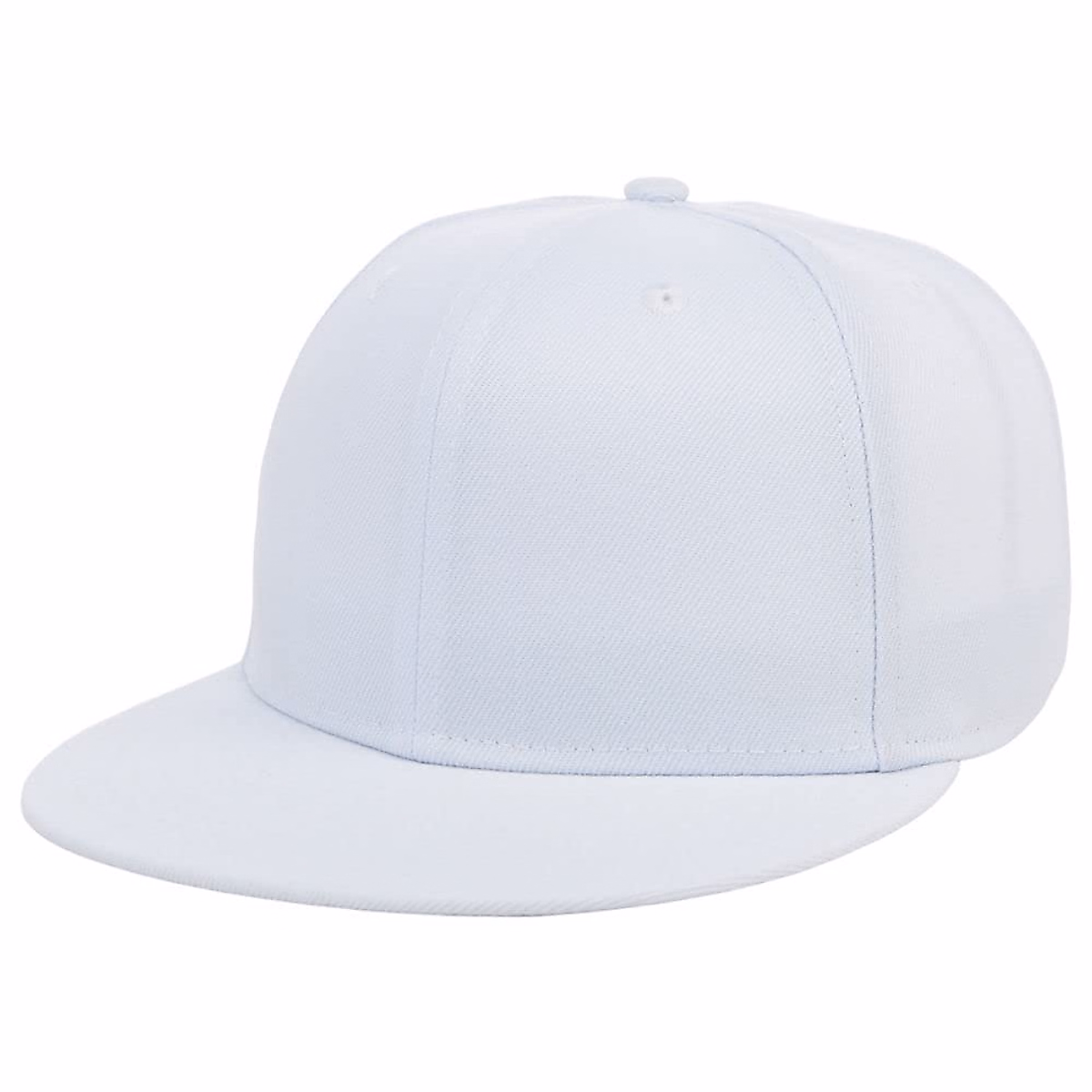 Lids Blank Dime Adjustable Snapback Hat White