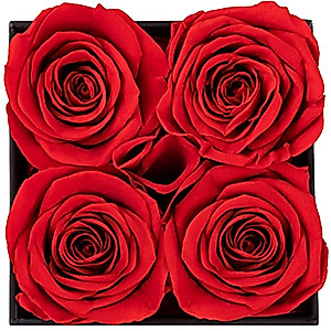 Impouo Flowers for Delivery Prime - Roses in a Box - Fresh Flowers - Forever Rose - Birthday Gifts for Women - Preserved Roses, Gifts for Mom/Girlfriend/Wife/Grandma