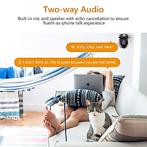 Imou Security Camera Indoor 1080P WiFi Camera (2.4G Only) 360 Degree View Smart Camera with Night Vision, 2-Way Audio, Smart Tracking, Sound Detection, Spotlight & Siren and Ethernet Port, Rex 2MP