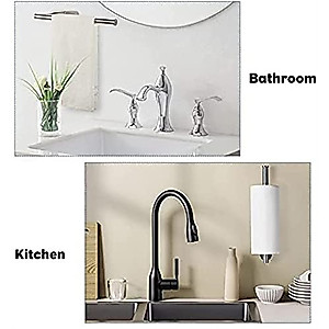 KTTGYRE Bathroom Towel Bar,Bath Accessories Thicken Stainless Steel Shower Towel Rack for Bathroom, Rustproof Wall Mount 23inch(2pcs) (Color : Gold)