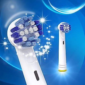 Replacement Brush Heads for Oral B Electric Toothbrush, Compatible with Pro Genius and Smart Series, Including 4 Floss, 4 Cross, 4 Precision & 4 Whitening Brush Heads (16 pcs)…