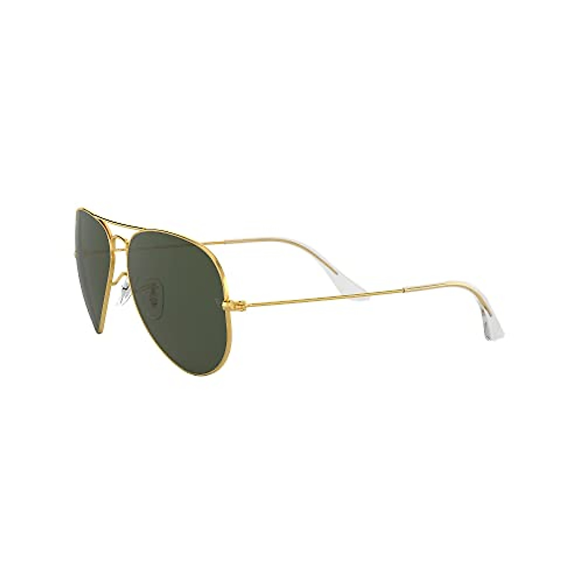 Ray-Ban RB3025 Classic Aviator Sunglasses, Gold/G-15 Green, 62 mm