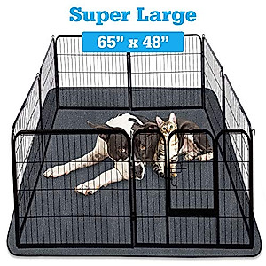 FURTIME Washable Pee Pads for Dogs 65"x48" Reusable Dog Pads Extra Large Non-Slip Puppy Pads Heavy Absorbent Puppy Training Pads Quick Dry Whelping Waterproof Dog Pee Pads for Dogs Playpen