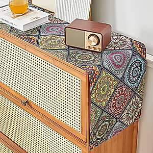 LilyCat Boho Bohemian Table Runner 72 inches Long, Vintage Farmhouse Table Runners for Coffee Table Dining Room Table Bedroom Party Holiday 13 x 72 inches