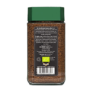 Mount Hagen 3.53oz Organic Freeze Dried Instant Decaf Coffee- 3 Pack | Eco-friendly Decaf Coffee Made From Organic Medium Roast Arabica Beans | Fair-Trade Instant Coffee Decaffeinated [3x 3.53oz Jar]