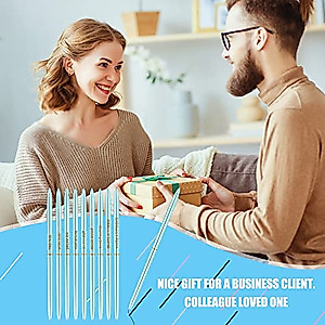 QISVVE 9 Pack Ballpoint Pens,Thank You Gifts Pen,Fancy Pens for Journaling,Cute Pens for Women, Girls,Teacher And Coworker, Luxury Pens, Inspirational Pens,Ball Point Pens Black