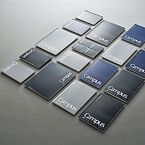 Kokuyo Campus Notes Solid 40 Piece Semi B5 Rhino – W – Medium [5 Books Set]