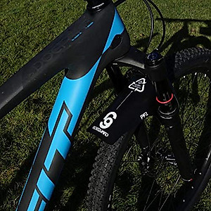 RideGuard PF1 Intergalactic. Front MTB Mudguard Mountain Bike Fender. Fits 24”, 26”, 27.5”, 29”, Plus Size and Fat Bikes. UK Made 100% Recycled Plastic Waste 100% Recyclable.
