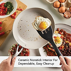 KitchenAid Hard Anodized Ceramic Ceramic Nonstick Cookware Pots and Pans Set, 9 Piece - Pistachio