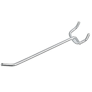 Neiko 53100A 4 Inch Heavy Duty Pegboard Hooks Kit, 50 Pack, 1/4" Peg Hooks for 1” Spaced Pegboards, Utility Hooks for Wall Organizing in Home or Garage