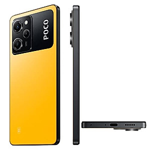 Xiaomi Poco X5 PRO 5G + 4G Volte Global Unlocked 128GB + 6GB GSM 6.67" 108 mp Triple Camera (ONLY Tmobile Mint Tello USA Market) + (Car Fast Car 51W Charger Bundle) (Yellow)