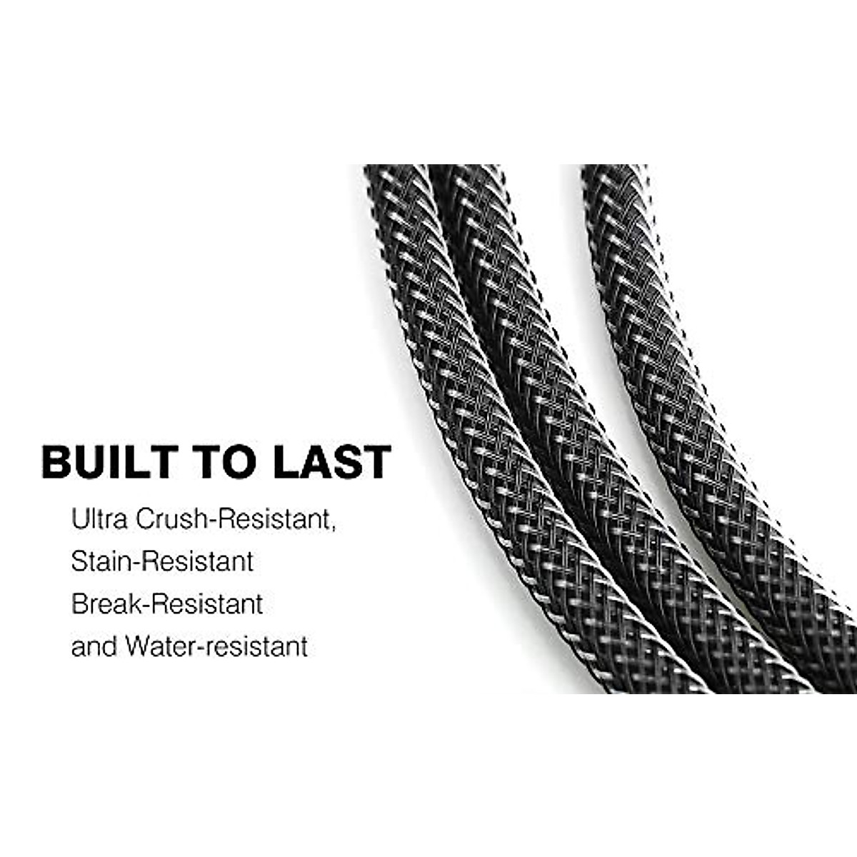 DUKABEL Long Headset Splitter Cable (4ft/1.2m), 3-Pole TRS Microphone(Male) & Audio(Male) to Single 4-Pole TRRS (Famle) Jack Headphone Adapter/Crystal-Nylon Braided / 24K Gold Plated / 99.99% 4N OFC