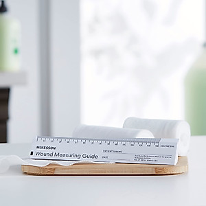 McKesson Wound Measuring Guide Ruler, Non-Sterile, Paper, 6 in, 50 count, 12 Packs, 600 Total
