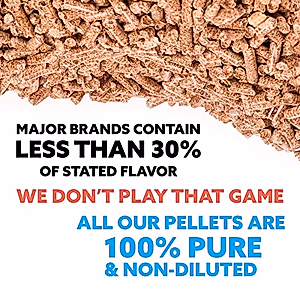 Kona 100% Apple Smoker Pellets, Intended for Ninja Woodfire Outdoor Grill, 2 lb Resealable Bag