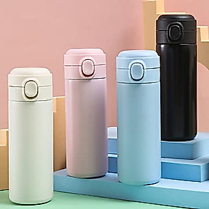 420ML Insulated Bottles, Insulated Stainless Steel Water Bottle (Pink)