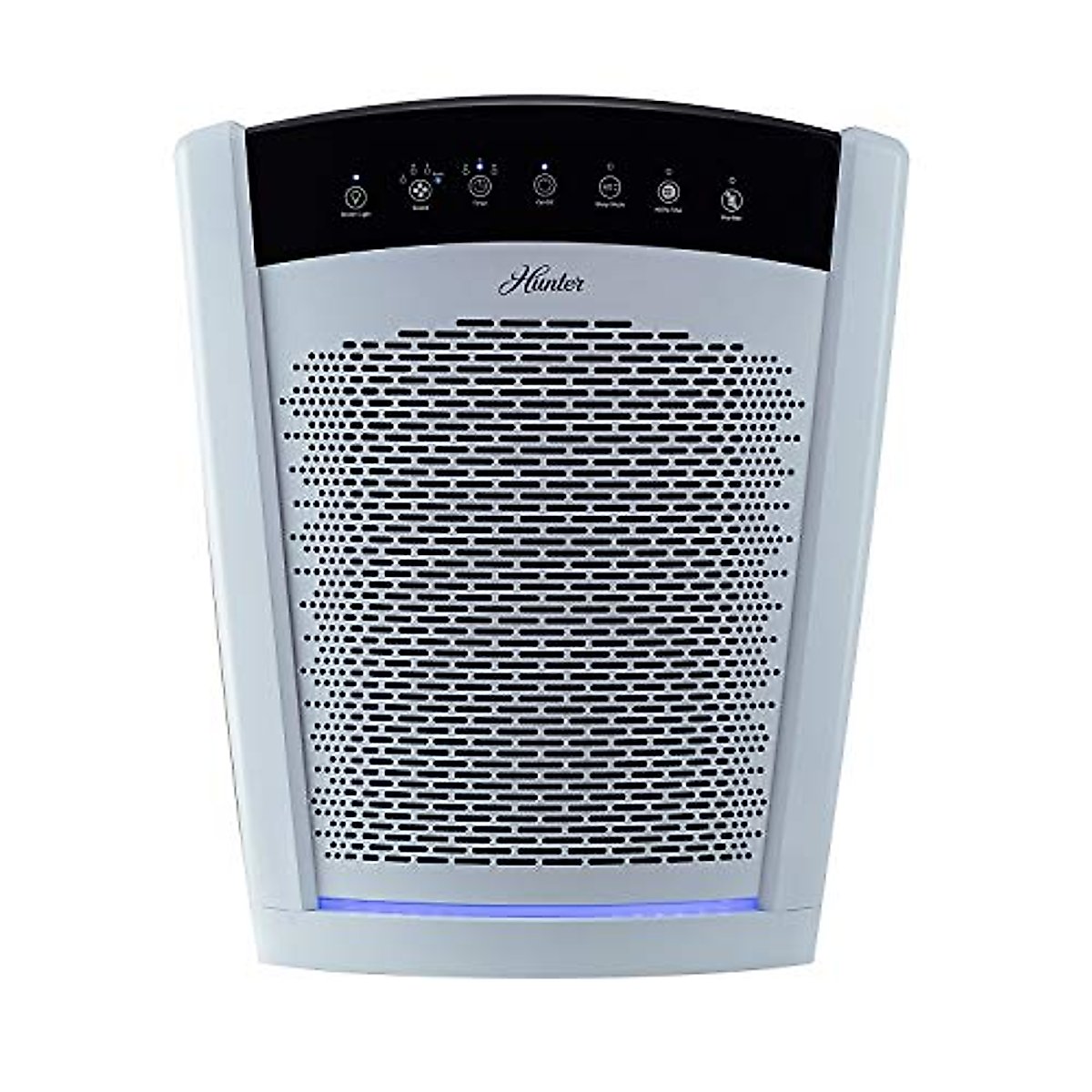 Hunter HP800 Multi-Room Whole Home Console Air Purifier Features Energy Star Certification True HEPA Filter, Multiple Fan Speeds, Soft Touch Digital Control Panel, Sleep Mode, Timer, Accent Light