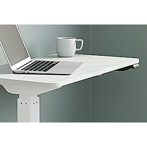 Signature Design by Ashley Lynxtyn Adjustable Height Side Desk, 28"W x 16"D x 26/41"H, Black