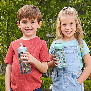 Bentgo Kids Prints Lunch Box Kids Water Bottle - New & Improved 2023 (Puppy Love)