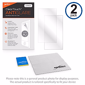 BoxWave Screen Protector Compatible With Amazon Echo Show 5 (1st Gen 2019) (Screen Protector ClearTouch Anti-Glare (2-Pack), Anti-Fingerprint Matte Film Skin