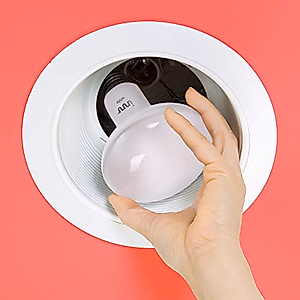 innr Zigbee Smart Bulb, Smart Flood Light White, Works with Philips Hue, Alexa, Hey Google, SmartThings (Hub Required), Dimmable, Warm White LED Light Bulb BR30 with E26 Base, 2-Pack, BE 220-2